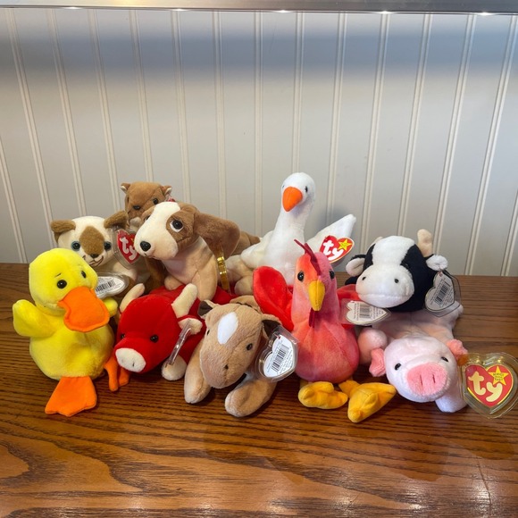 Bird | Ty Beanie Baby Lot Of 1 Beanie Farm Animals Near Mint Condition ...